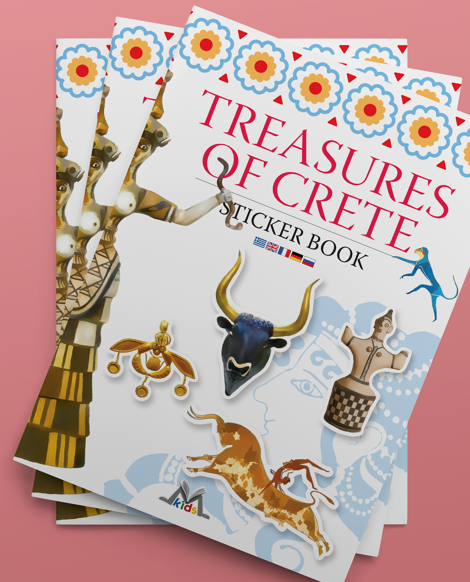 TREASURES OF CRETE, sticker book | Mediterraneo Eshop