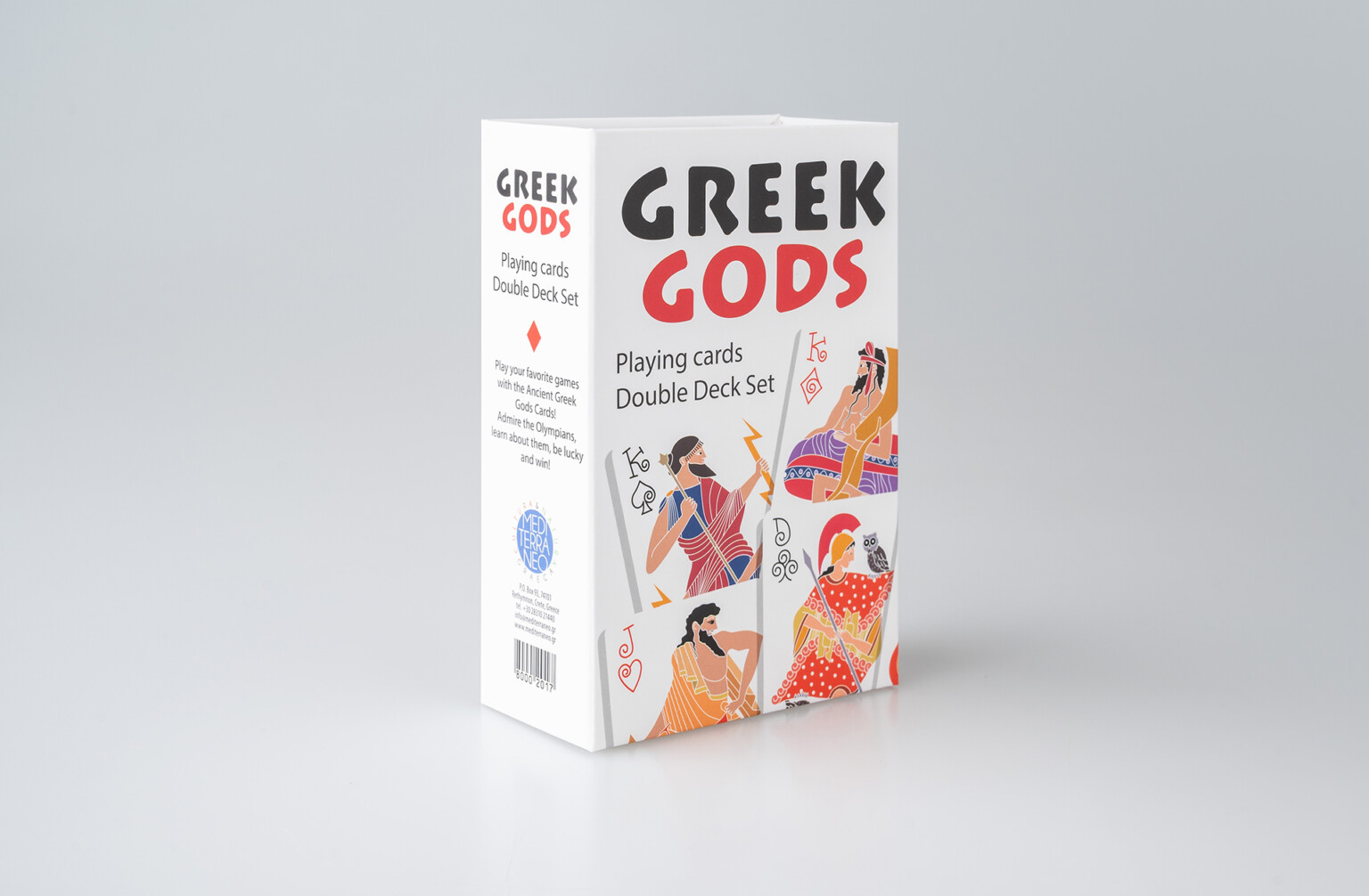 Playing cards with Greek Gods illustration | Mediterraneo
