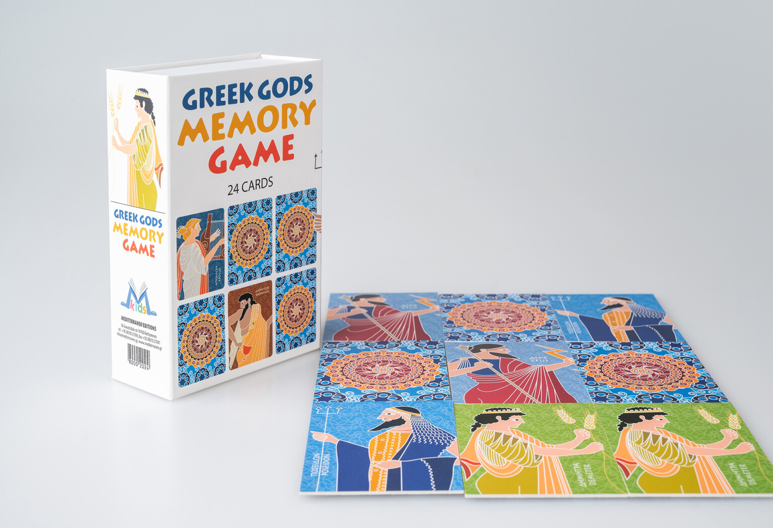 Memory Game Greek Gods by Mediterraneo