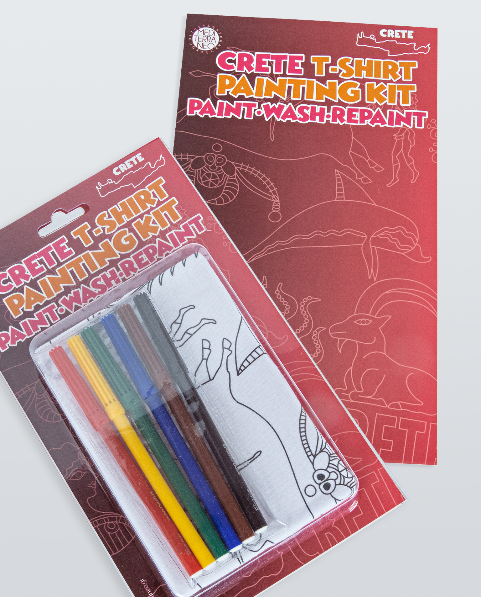 CRETE T-Shirt Coloring Kit | Mediterraneo Eshop