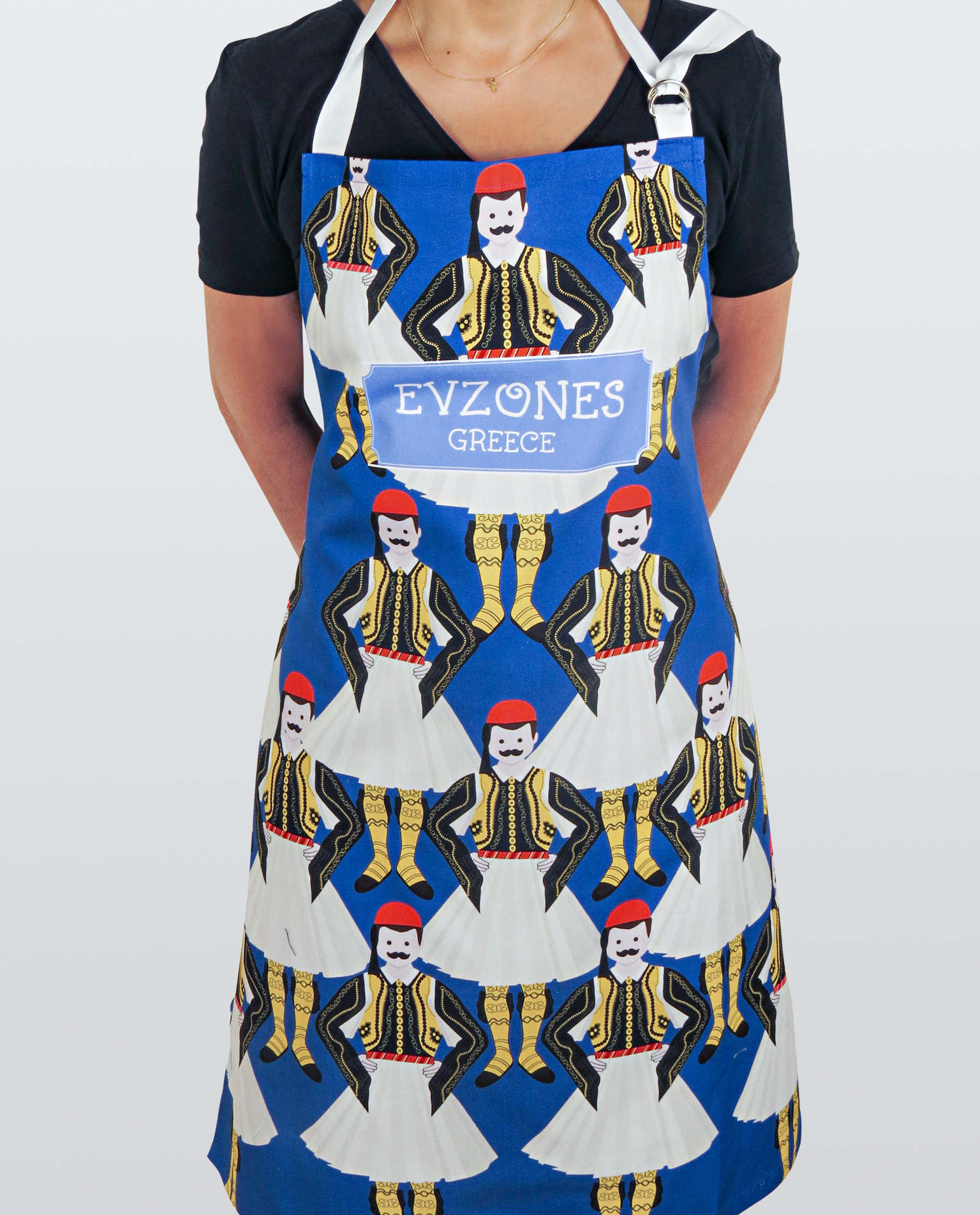 GREEK EVZONES Apron | Mediterraneo Eshop