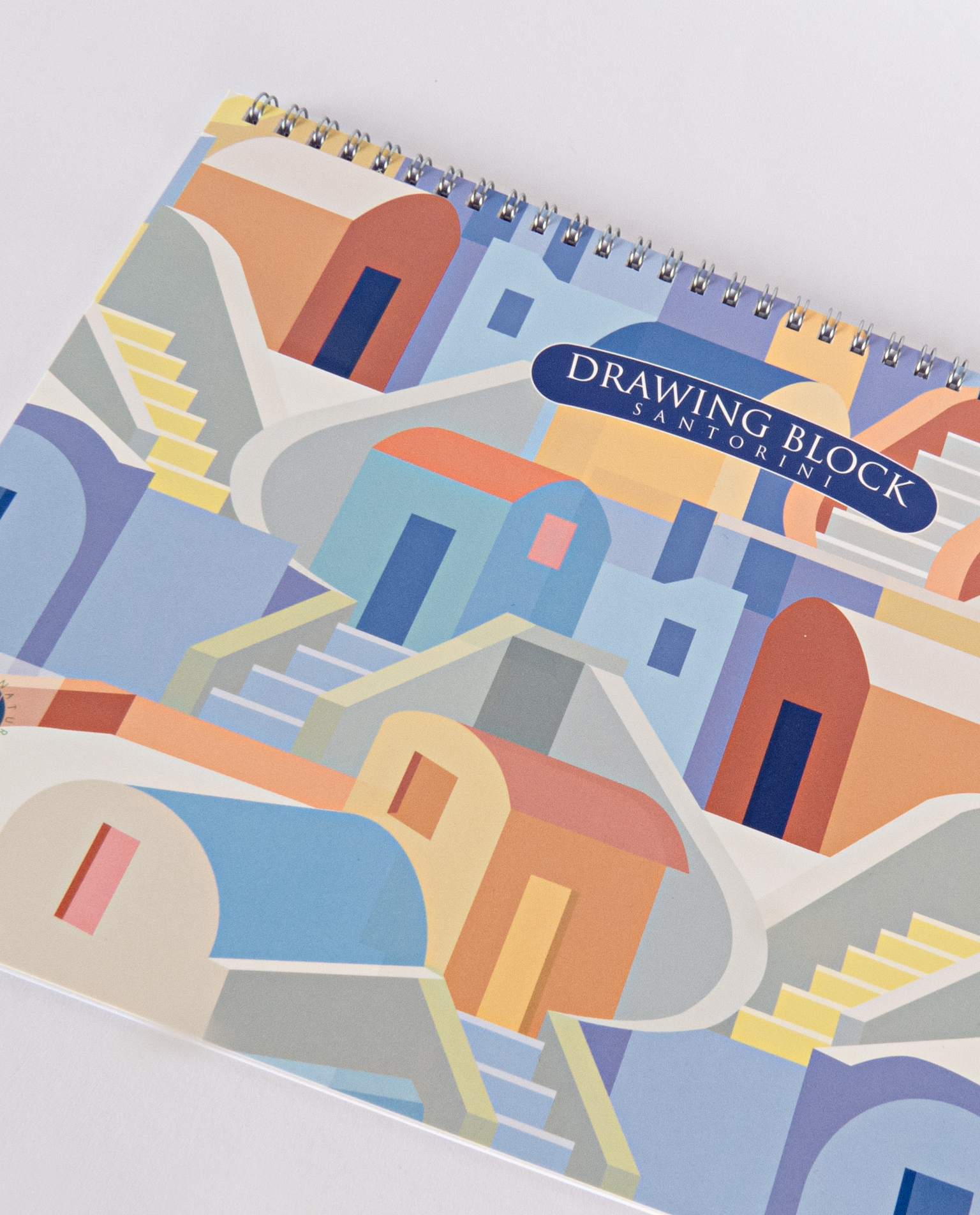 Drawing block with Santorini cover | Mediterraneo