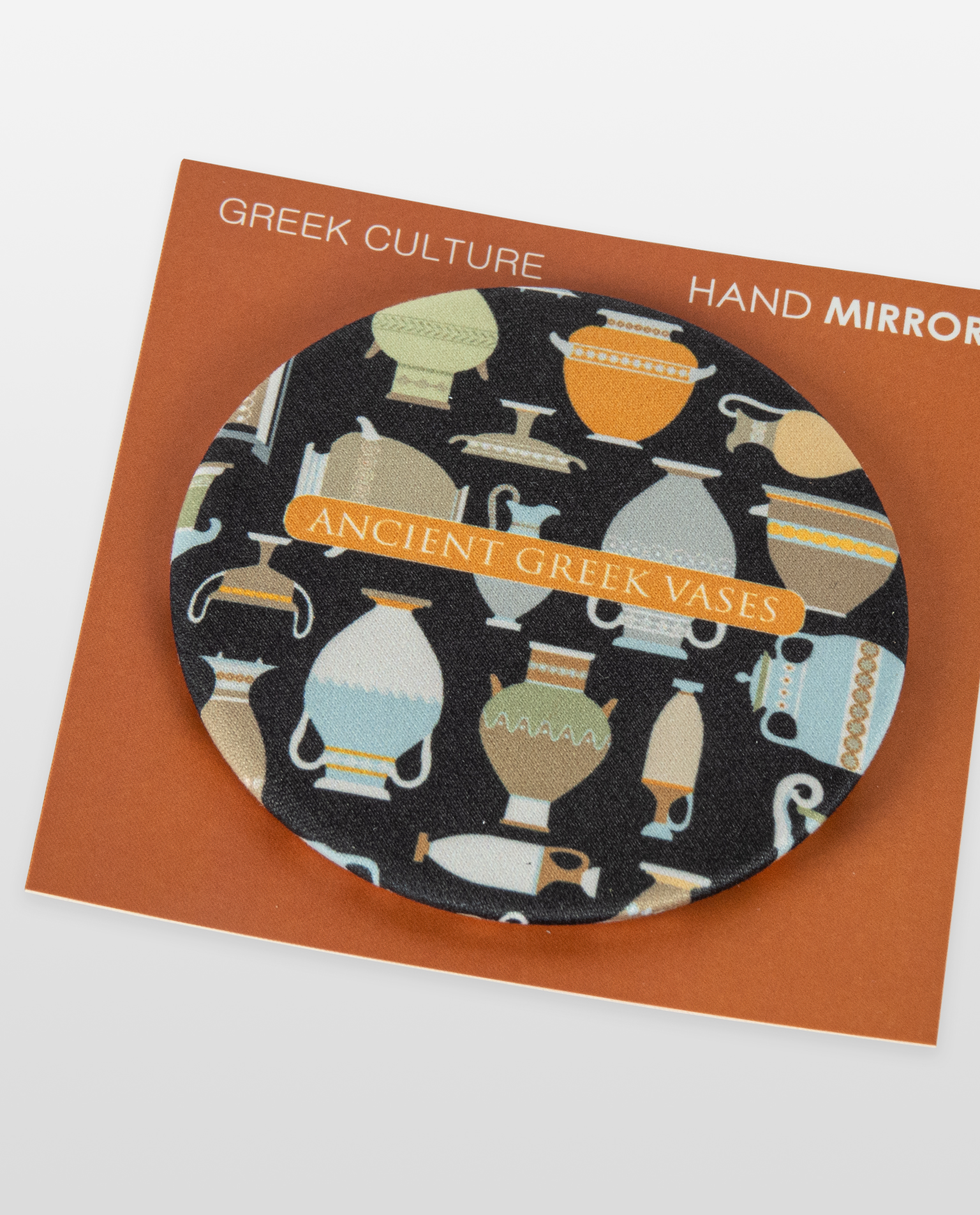 ANCIENT GREEK VASES Pocket Mirror | Mediterraneo Eshop