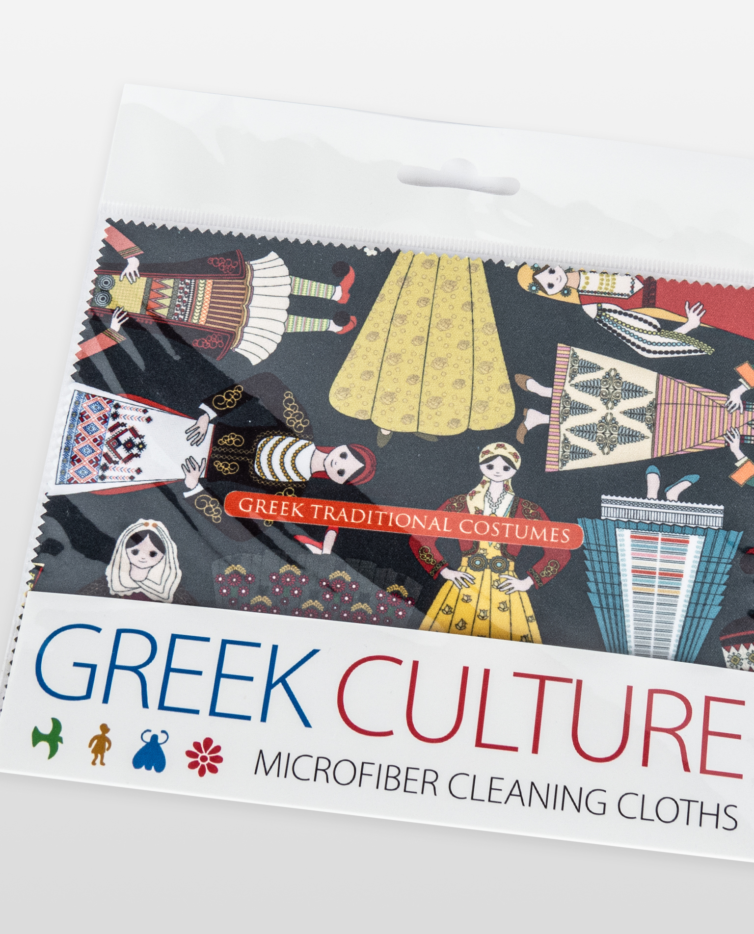 GREEK TRADITIONAL COSTUMES Cleaning Cloth | Mediterraneo Eshop