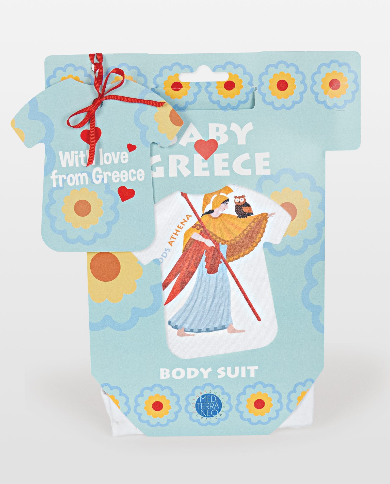 GREEK GODS ATHENA Baby Suit | Mediterraneo Eshop