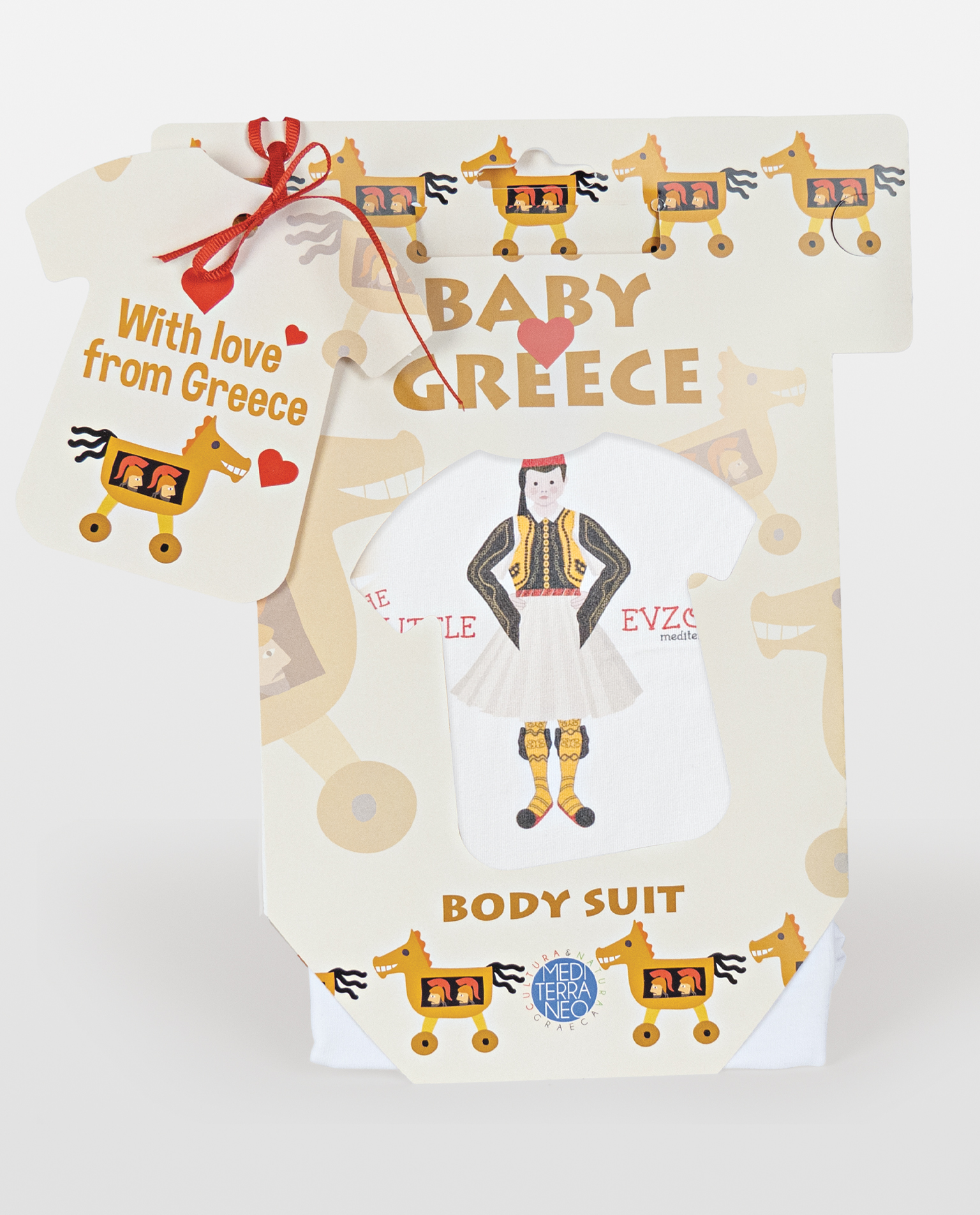THE LITTLE EVZONE Baby Suit | Mediterraneo Eshop