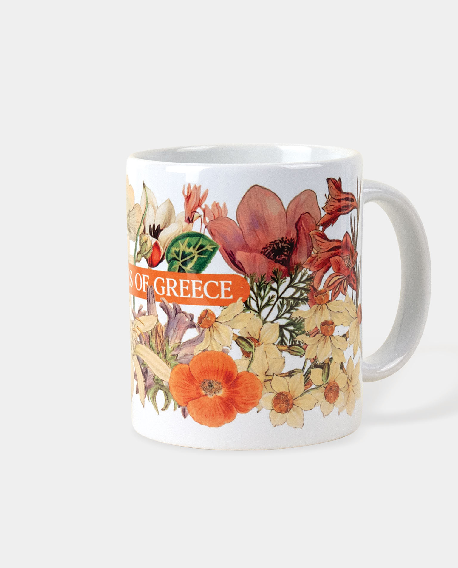 FLOWERS OF GREECE mug | Mediterraneo Eshop
