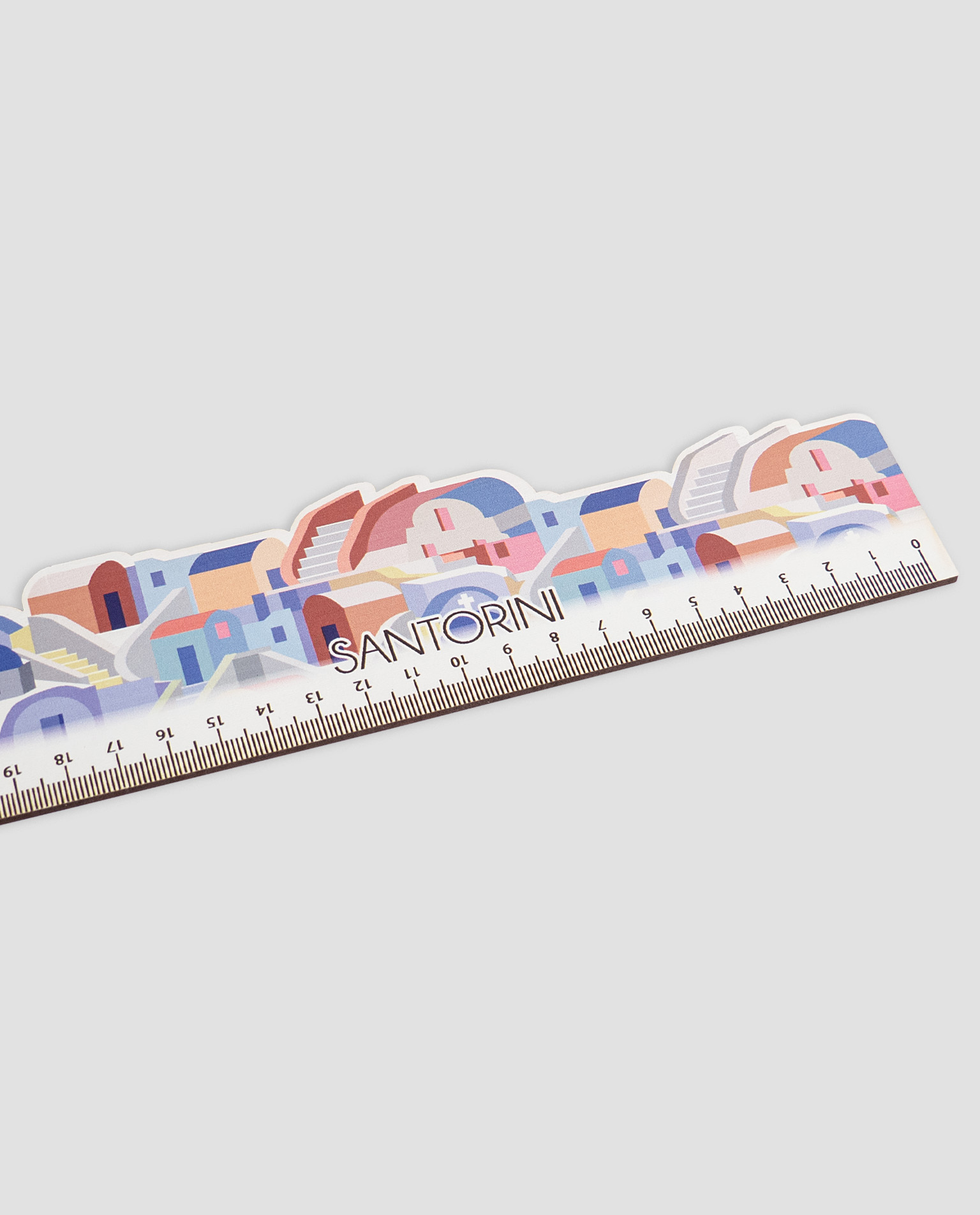 Santorini wooden ruler | Mediterraneo Eshop
