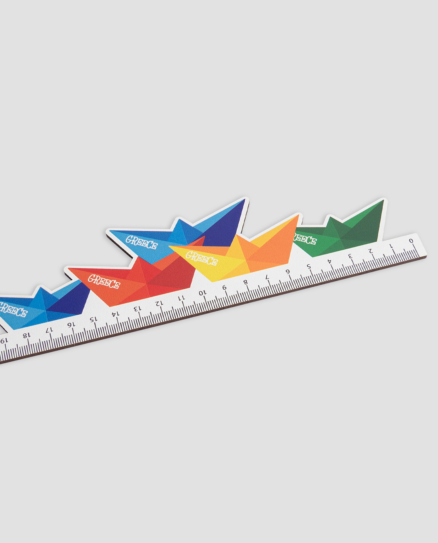 Greek Boat wooden ruler | Mediterraneo Eshop